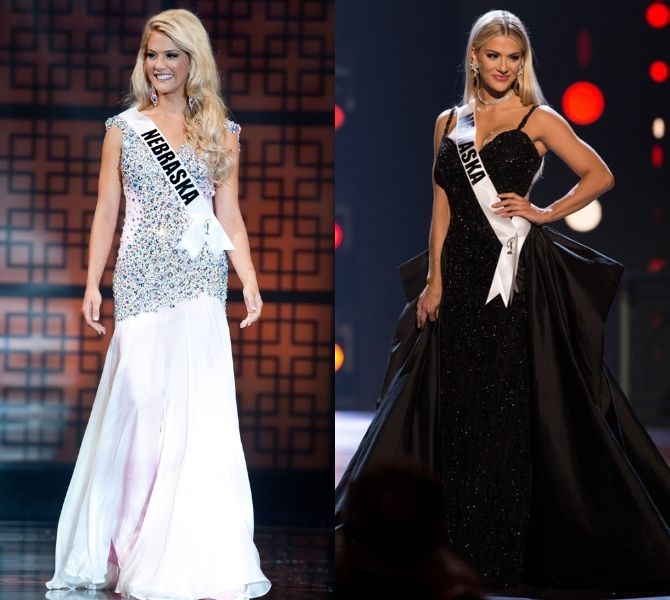 Miss Nebraska Teen USA titleholders competing in Miss