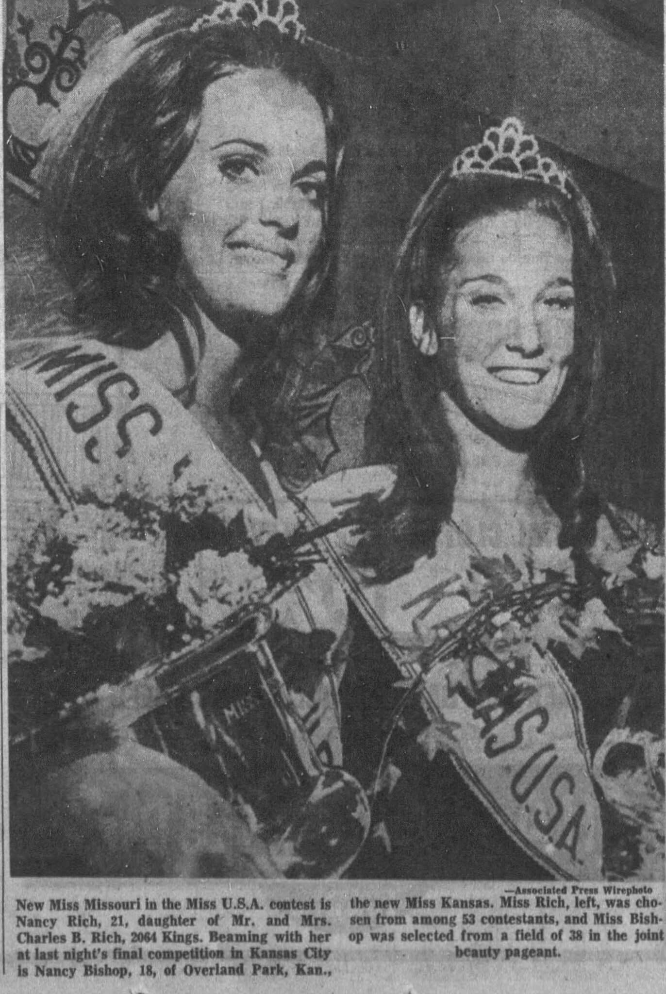 Miss Missouri USA and Teen USA Titleholder History